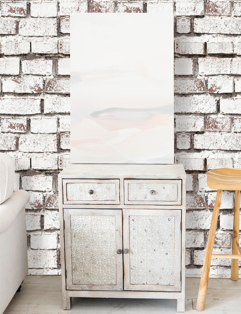 Vintage White Brick Removable Wallpaper Peel & Stick Fabric - Etsy