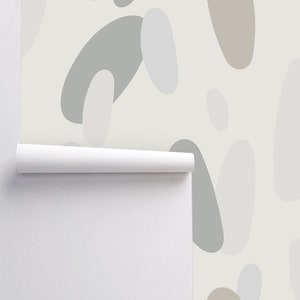 Modern Ellipses Peel and Stick Wallpaper Rich Fabric Wall Decor - Etsy