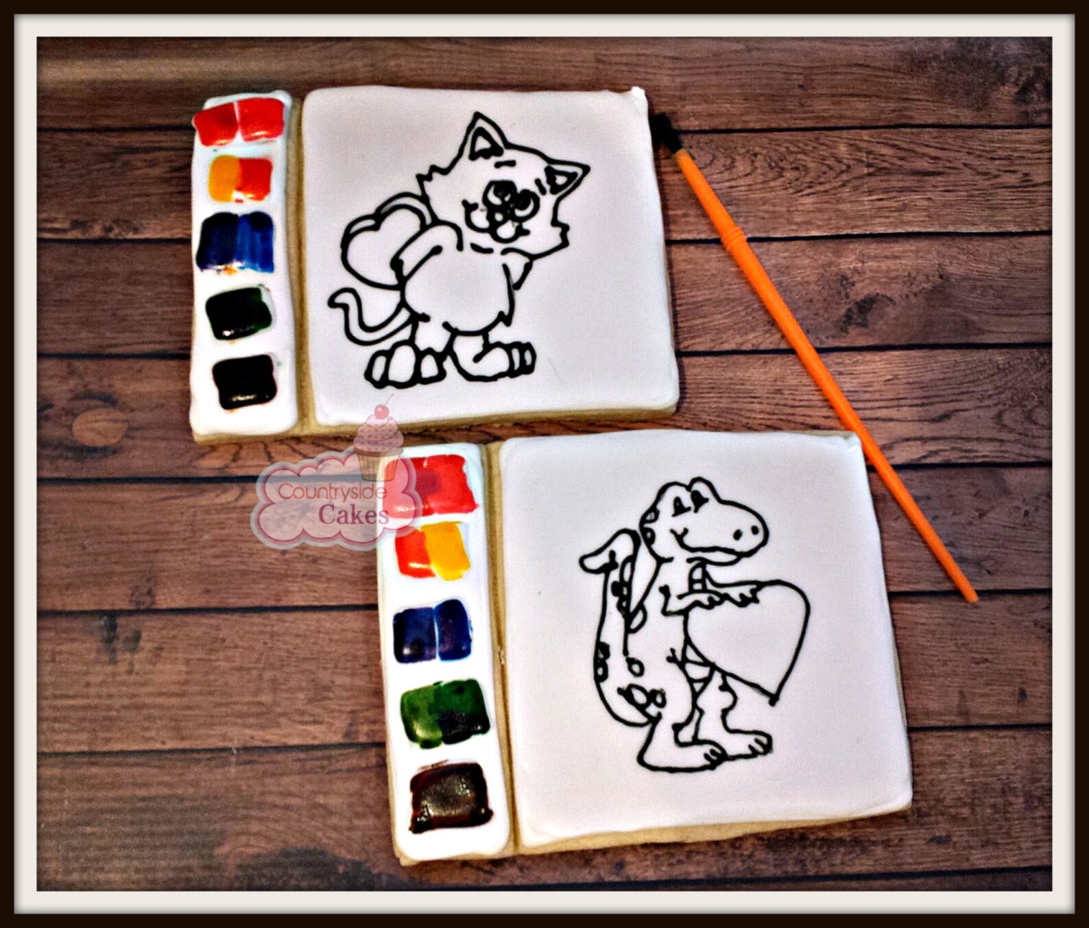 Paint Your Own/ Color Your Own Sugar Cookies 6 Cookies - Etsy