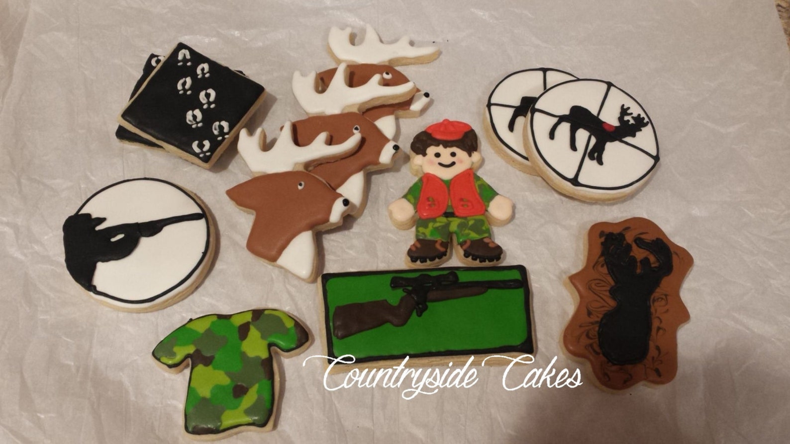 Hunting Hunter Decorated Sugar Cookies 17 Cookies - Etsy