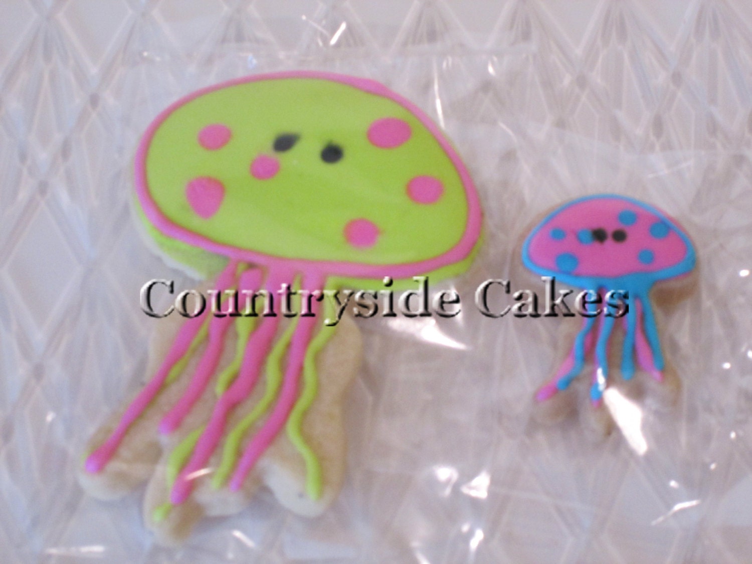 Jellyfish Decorated Sugar Cookies 1 Dozen - Etsy