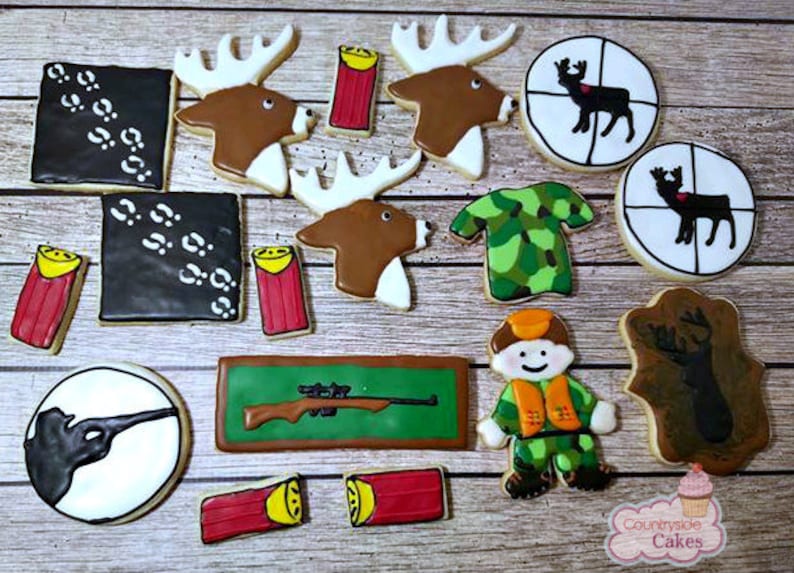 Hunting Hunter Decorated Sugar Cookies 17 Cookies - Etsy