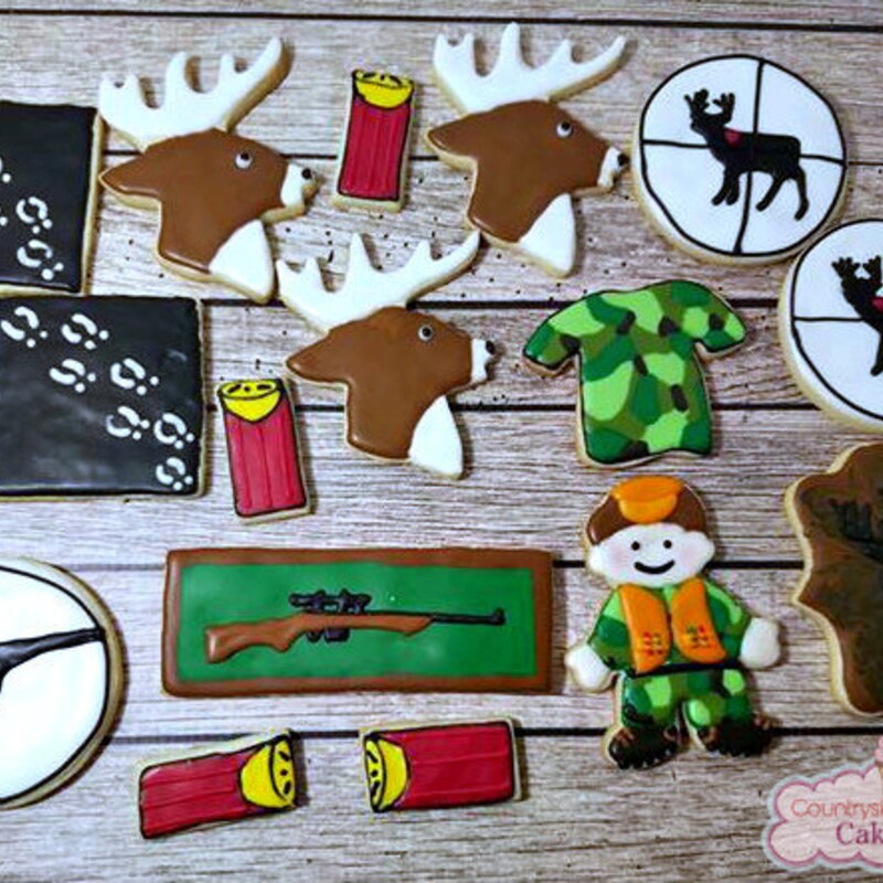 Hunting Cookies - Etsy