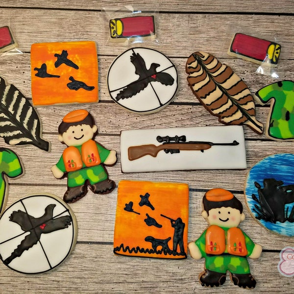 Hunting Cookies - Etsy