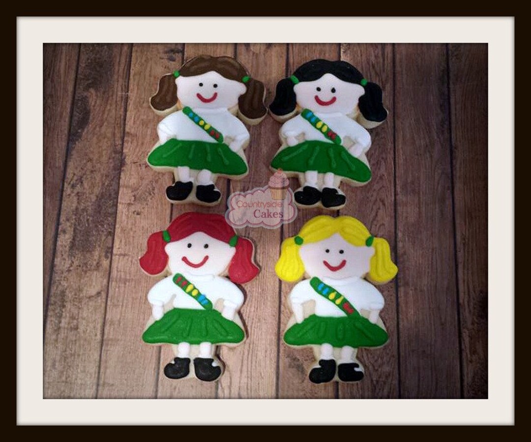 Female Scouts Girl Decorated Sugar Cookies 3" -1 Dozen - Etsy