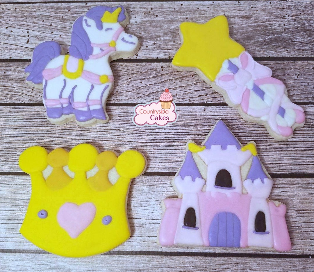 Princess Decorated Sugar Cookies, Castle Cookies, Wand Cookies, Pony ...