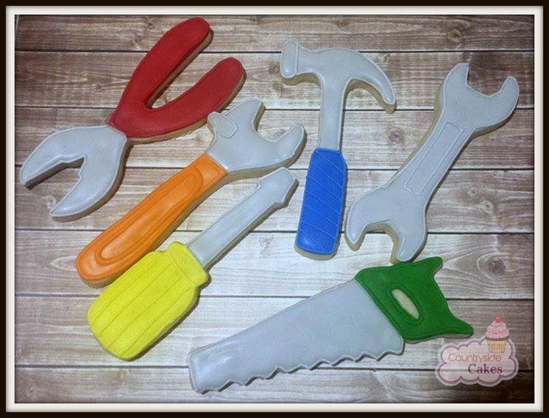 Tool Decorated Sugar Cookies -1 Dozen - Etsy
