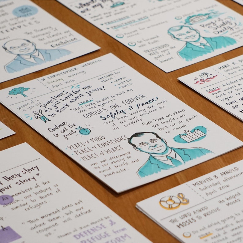 2 per Page 8.5x11in General Conference Illustrated Notes - April 2016 ...