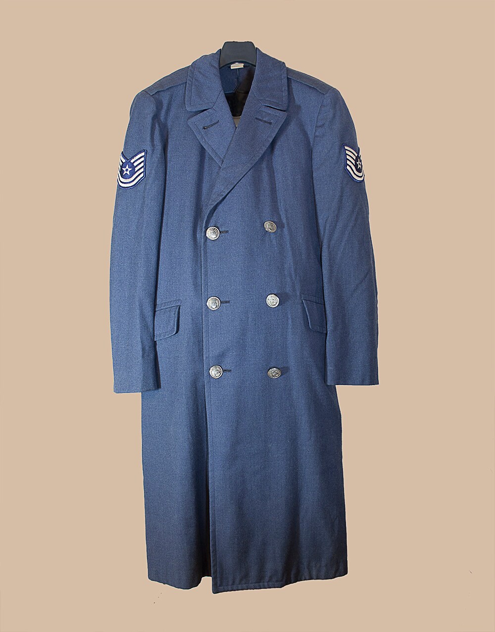 Viet Nam Era USAF Overcoat Blue Wool Serge Size 35L - Etsy