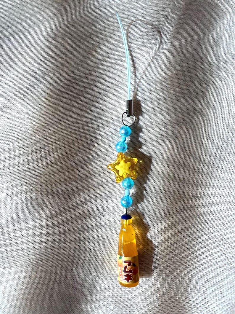 Ramune Japanese Soda Kawaii Phone Charm - Etsy