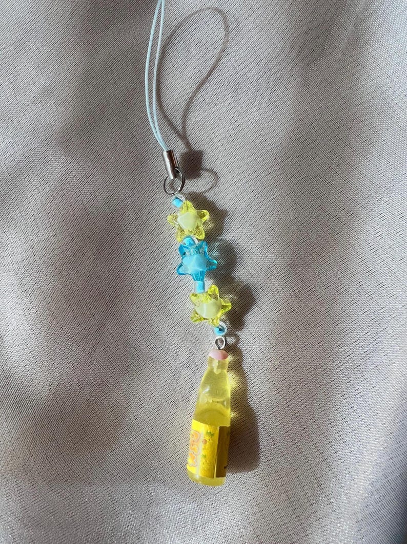 Ramune Japanese Soda Kawaii Phone Charm - Etsy