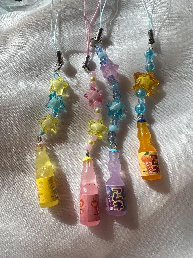 Ramune Japanese Soda Kawaii Phone Charm - Etsy