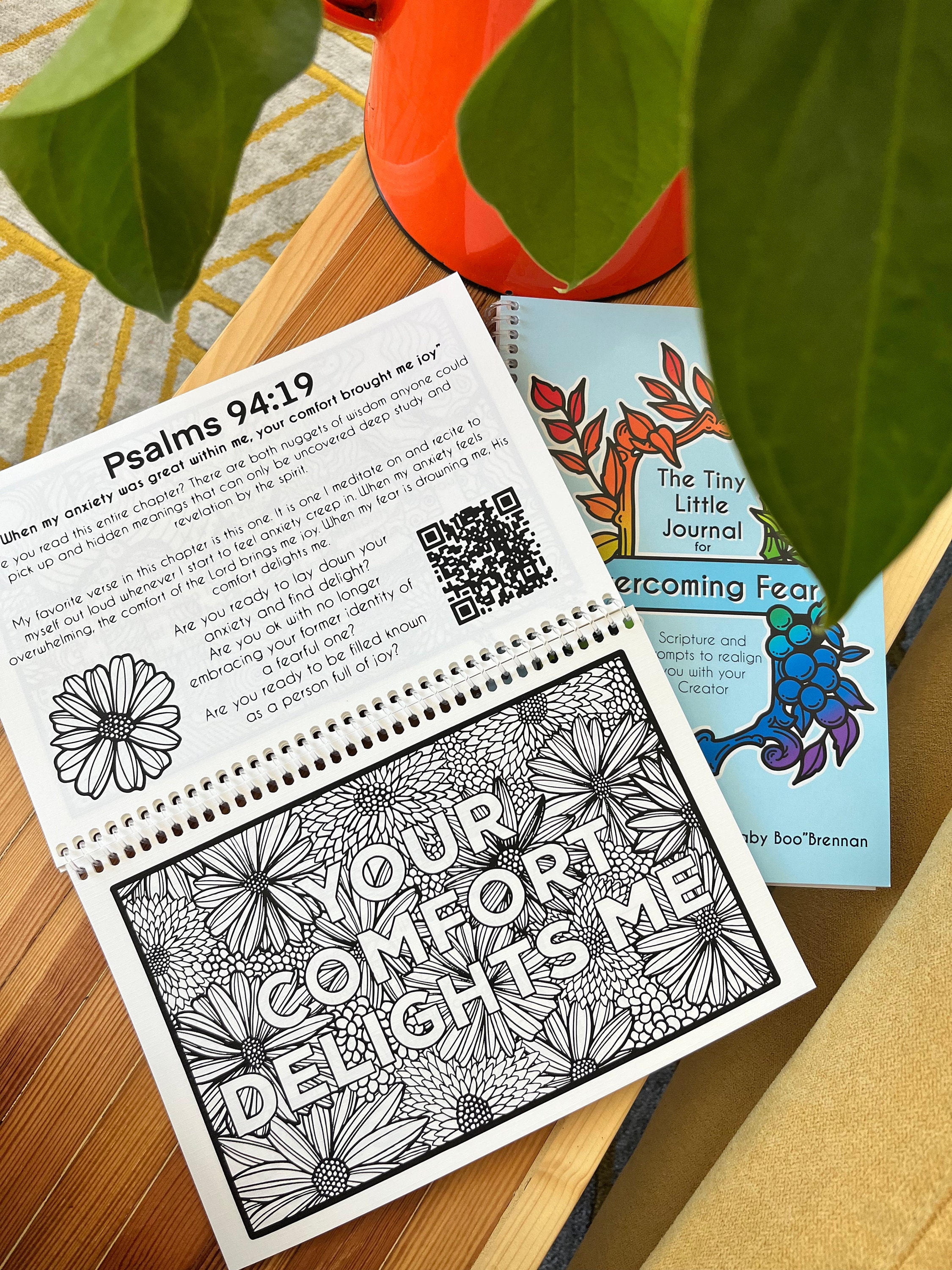 The Tiny Little Coloring Book and Journal for Overcoming Fear - Etsy