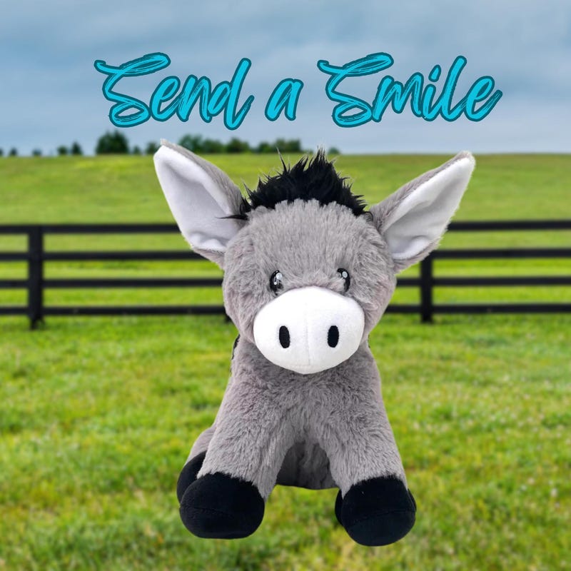Stuffed Donkey - Etsy