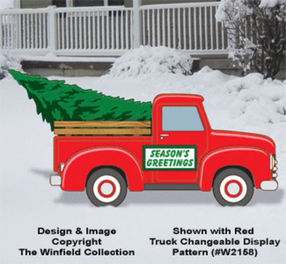 Patterns Only Red Truck Cargo 1 Pattern Set - Etsy