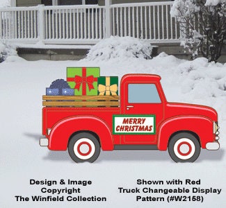 Patterns Only Red Truck Cargo 1 Pattern Set - Etsy