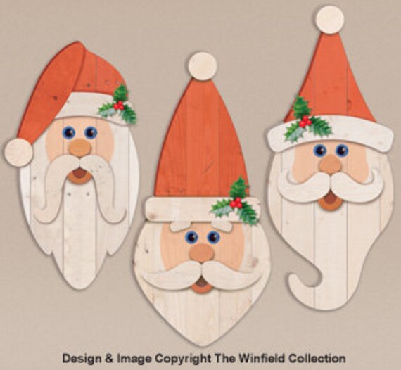 Santa Claus Face Pattern