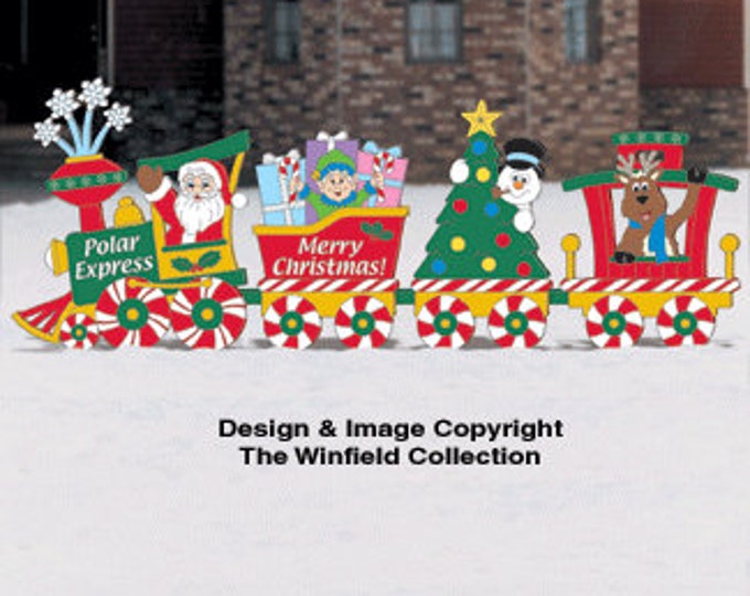 Patterns Only Christmas Train Woodcraft Pattern - Etsy