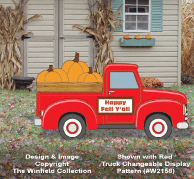 Patterns Only Red Truck Cargo 1 Pattern Set - Etsy