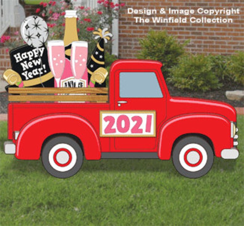 Patterns Only Red Truck Cargo 4 Pattern Set - Etsy