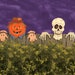 Patterns Only Halloween Fence Peekers Pattern - Etsy