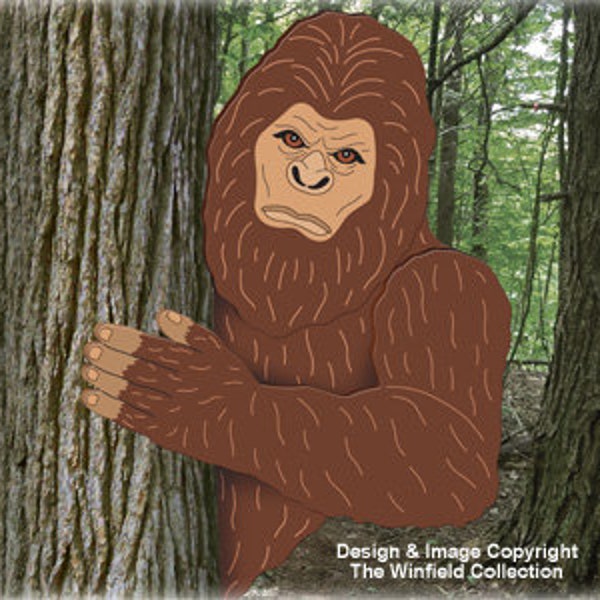 Sasquatch Tree Peeking - Etsy