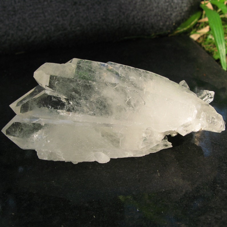 Double Terminated Quartz Crystal Cluster Slightly Bent - Etsy