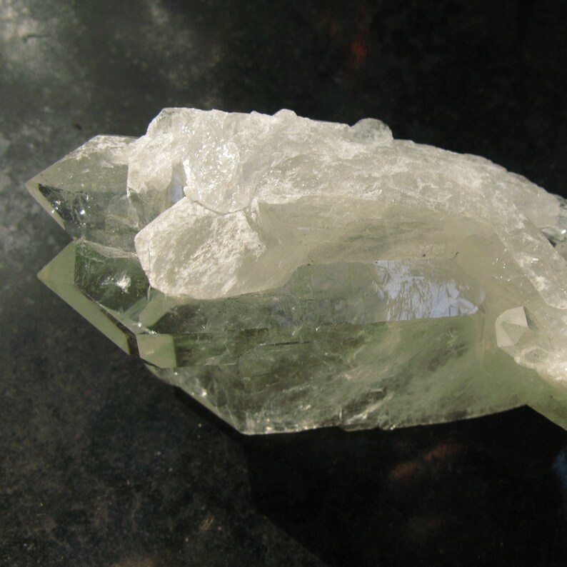 Double Terminated Quartz Crystal Cluster Slightly Bent - Etsy