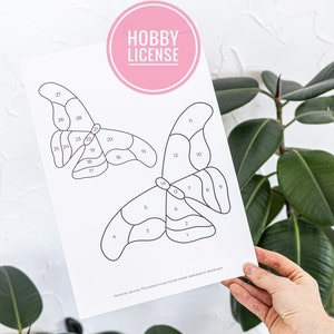 Stained Glass Pattern Butterfly, Digital Download, DIY Glass Suncatcher ...