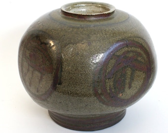 Eric Norstad Northwest Studio Pottery Bowl - Blue Glaze With Brown ...