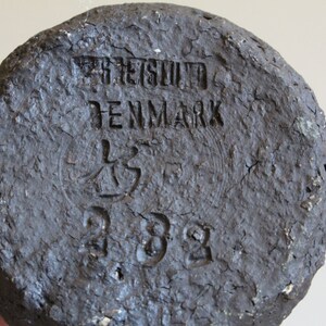 Hegnetslund Keramik Danmark Denmark Stoneware Mug Trio Steins in Three Sizes Distinctive Black ...