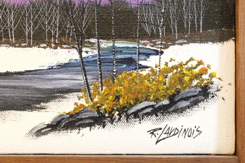 Two Robert Lardinois Winter Landscapes Simply Framed Canvas - Etsy