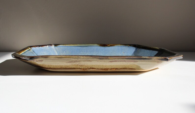 John Staple Studio Pottery Shallow Tray With Hanger Holes Suitable for ...