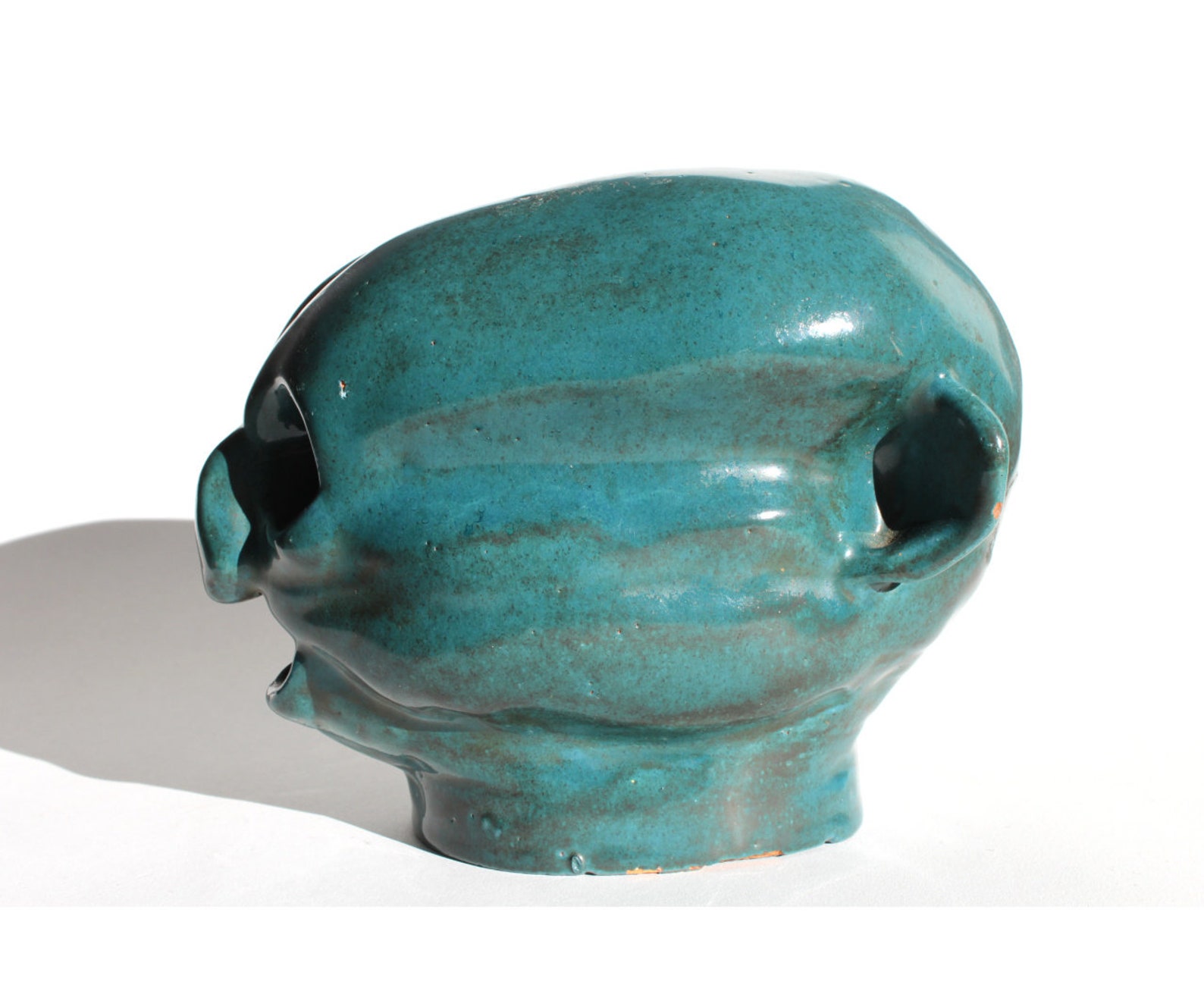 Alien Head Sculpture in Glazed Terracotta Fantastic Visual | Etsy