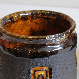 Hegnetslund Keramik Danmark Denmark Stoneware Mug Trio Steins in Three Sizes Distinctive Black ...