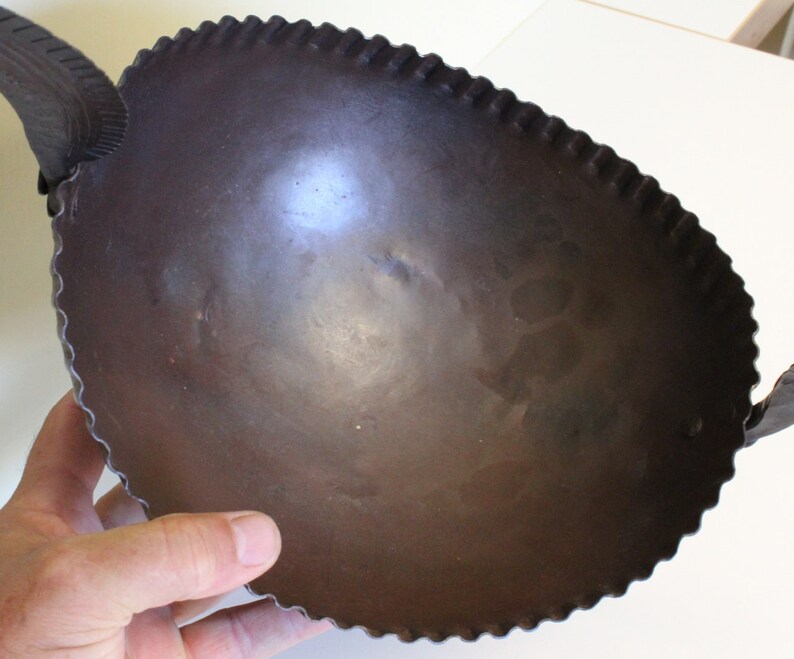 Hand Wrought Viking Mead Bowl Sculpture Formed Sheet Metal and - Etsy