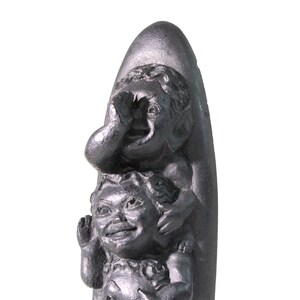 Coco Joe's Four Wise Menehune Statue Cast Resin and Lava Tiki Authentic ...