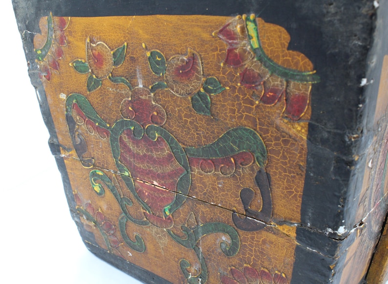 Antique Embellished Rice Bucket Rural Chinese Field Tool with | Etsy