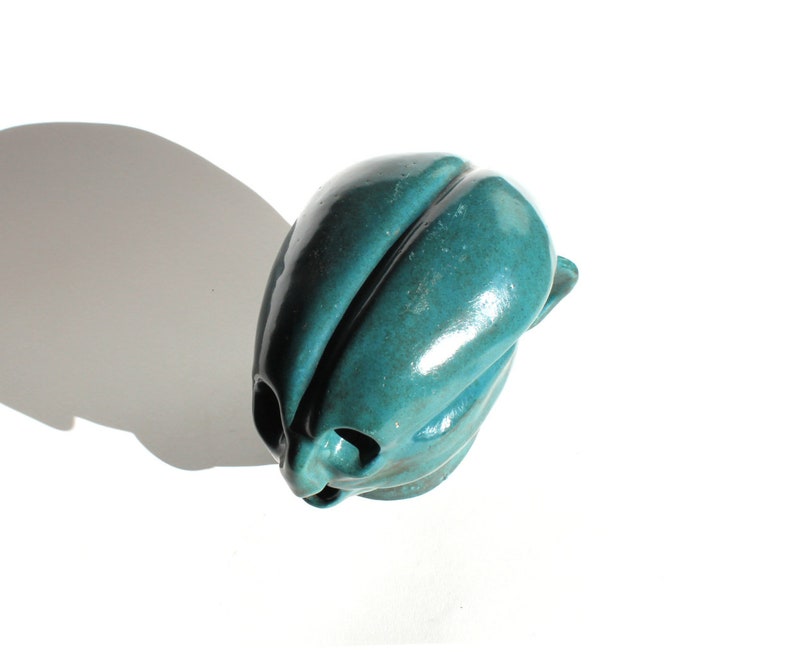 Alien Head Sculpture in Glazed Terracotta Fantastic Visual | Etsy