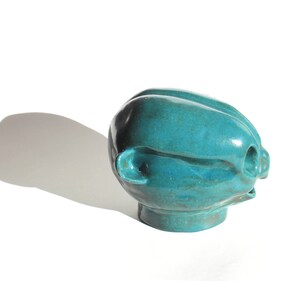 Alien Head Sculpture in Glazed Terracotta Fantastic Visual Impact ...