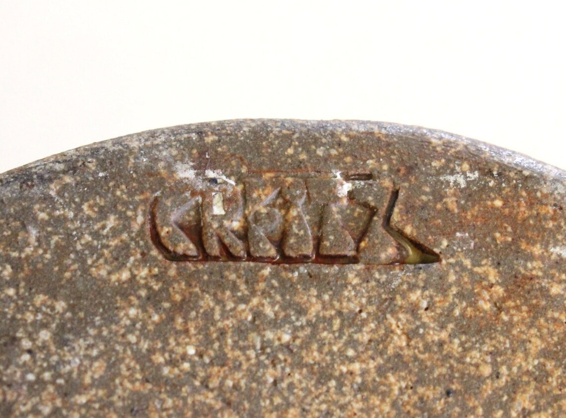 Ornate William Creitz Tall Pitcher Studio Ceramic in Oxides | Etsy