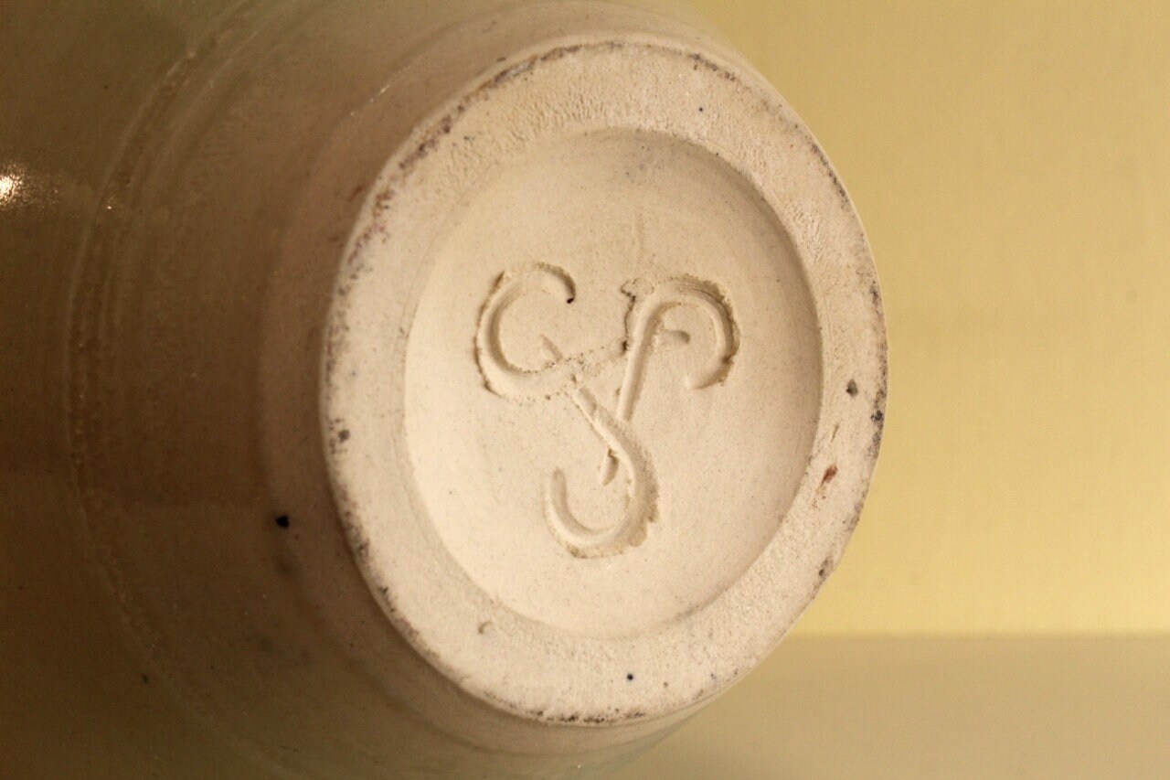 Studio Art Pottery Vessel Incised Pattern in Blue Glaze Colors | Etsy