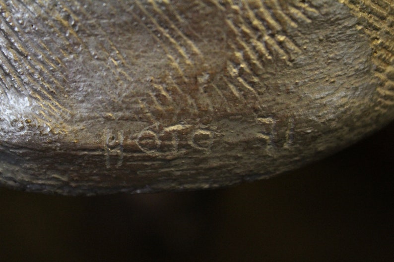 Female Torso Sculpture Hand Formed Clay Textured and Painted | Etsy