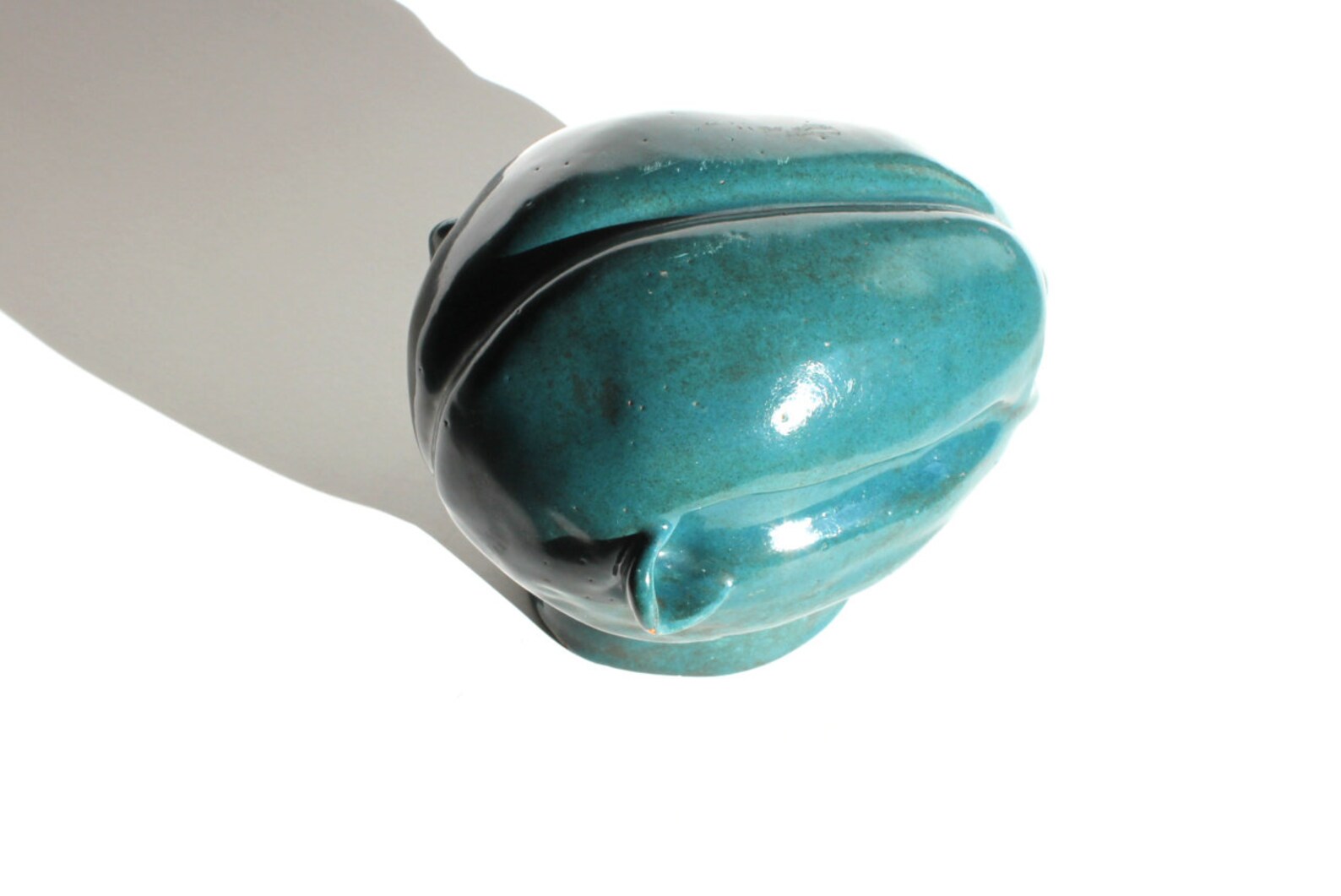 Alien Head Sculpture in Glazed Terracotta Fantastic Visual | Etsy