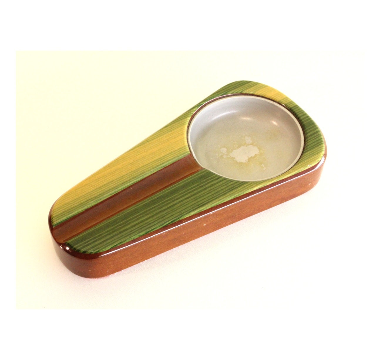Woody Cigar Tray Dyed Laminated Wood Personal Ashtray With - Etsy