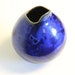 Vivid Crystalline Glazed Vase Blue Body Studio Pottery Very - Etsy