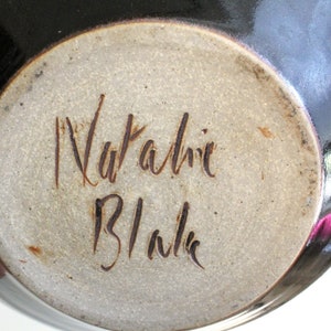 Early 10" Natalie Blake Pitcher With Elaborate Pulled Handle in Rich ...