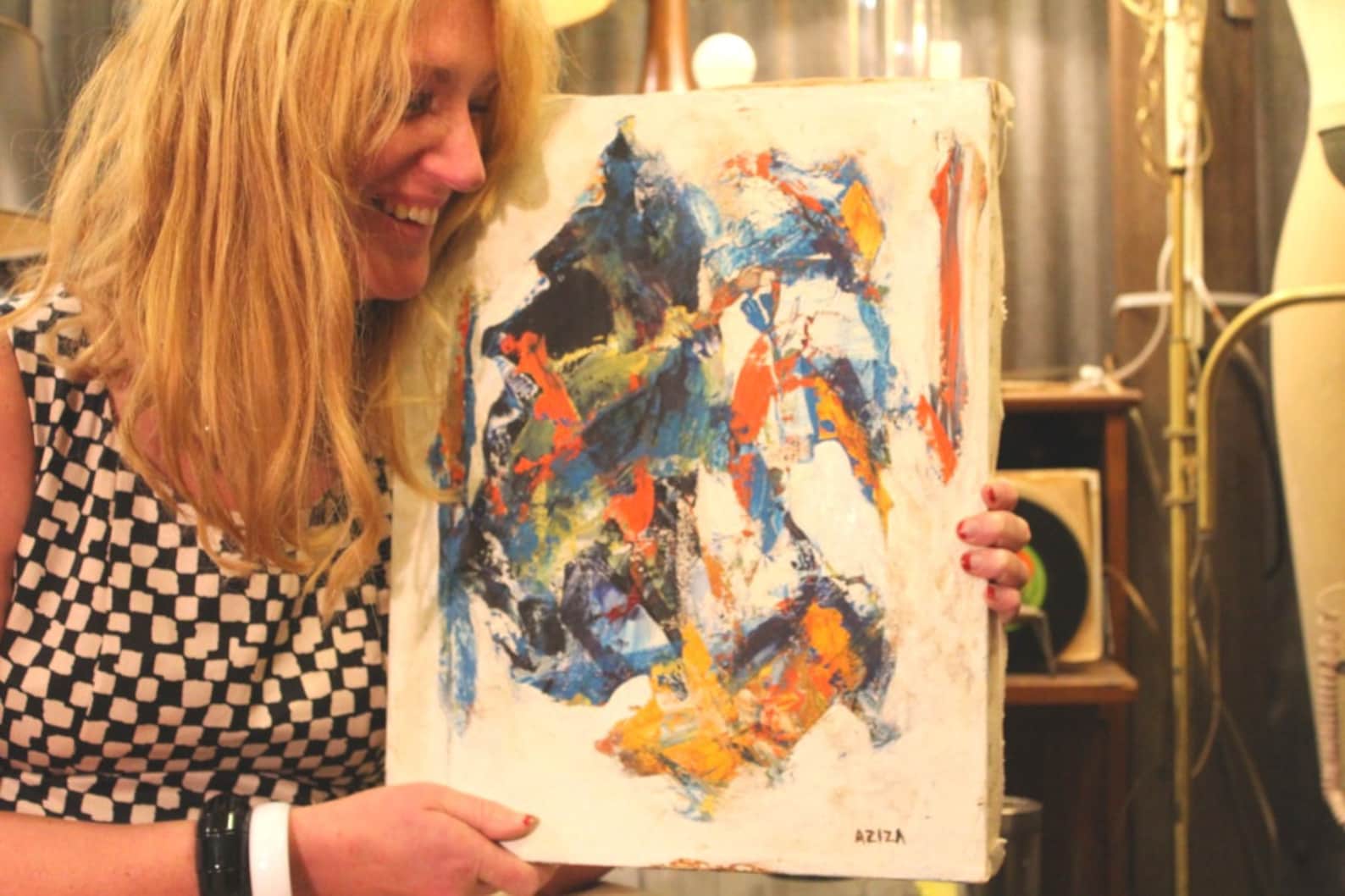 Abstract Painting on Canvas Signed Original Composition by - Etsy