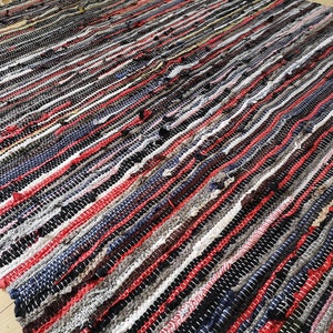 Swedish Vintage Extra Large Rag Rug Woven Rag Rug Multicolored - Etsy