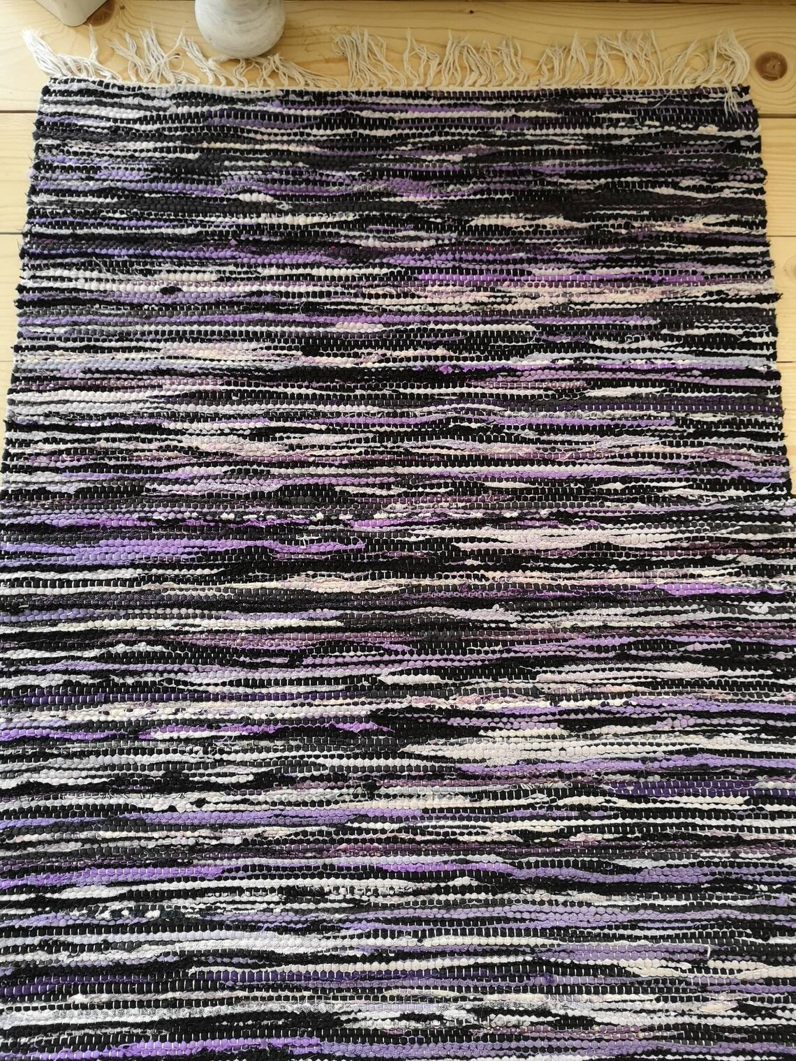 Swedish Vintage Extra Long Rag Rug Woven Rag Rug Striped - Etsy